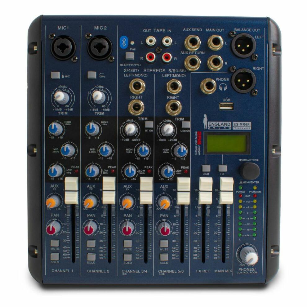 Consola England Sound de 6 canales, ES-MR6FI | Cotzul