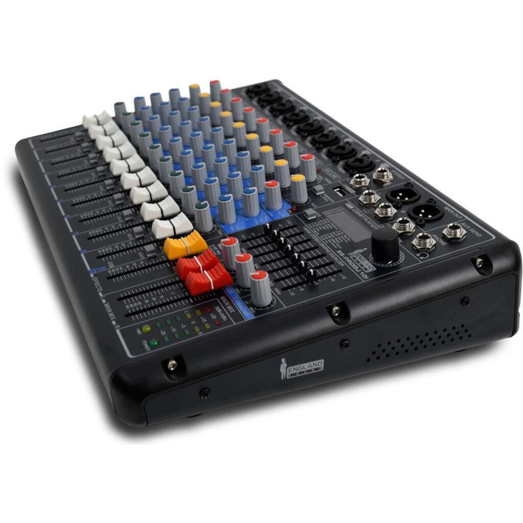 Consola de 10 canales, Interfaz USB, England Sound | Cotzul